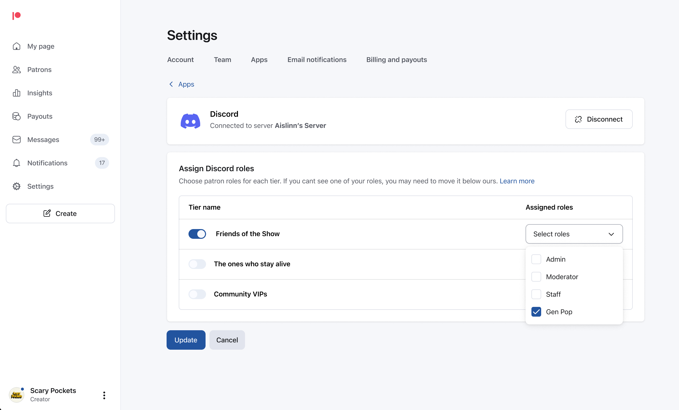 Setting up Discord for your members – Patreon Help Center