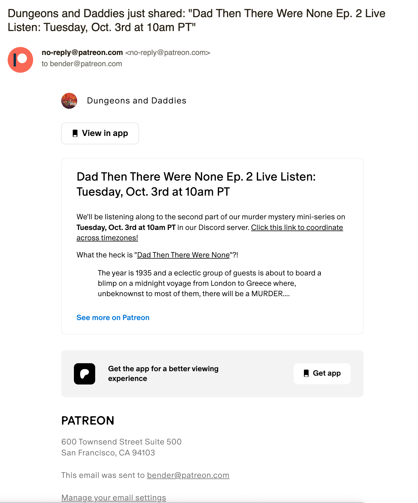 Control Text Previews for Member Email Notifications – Patreon Help Center