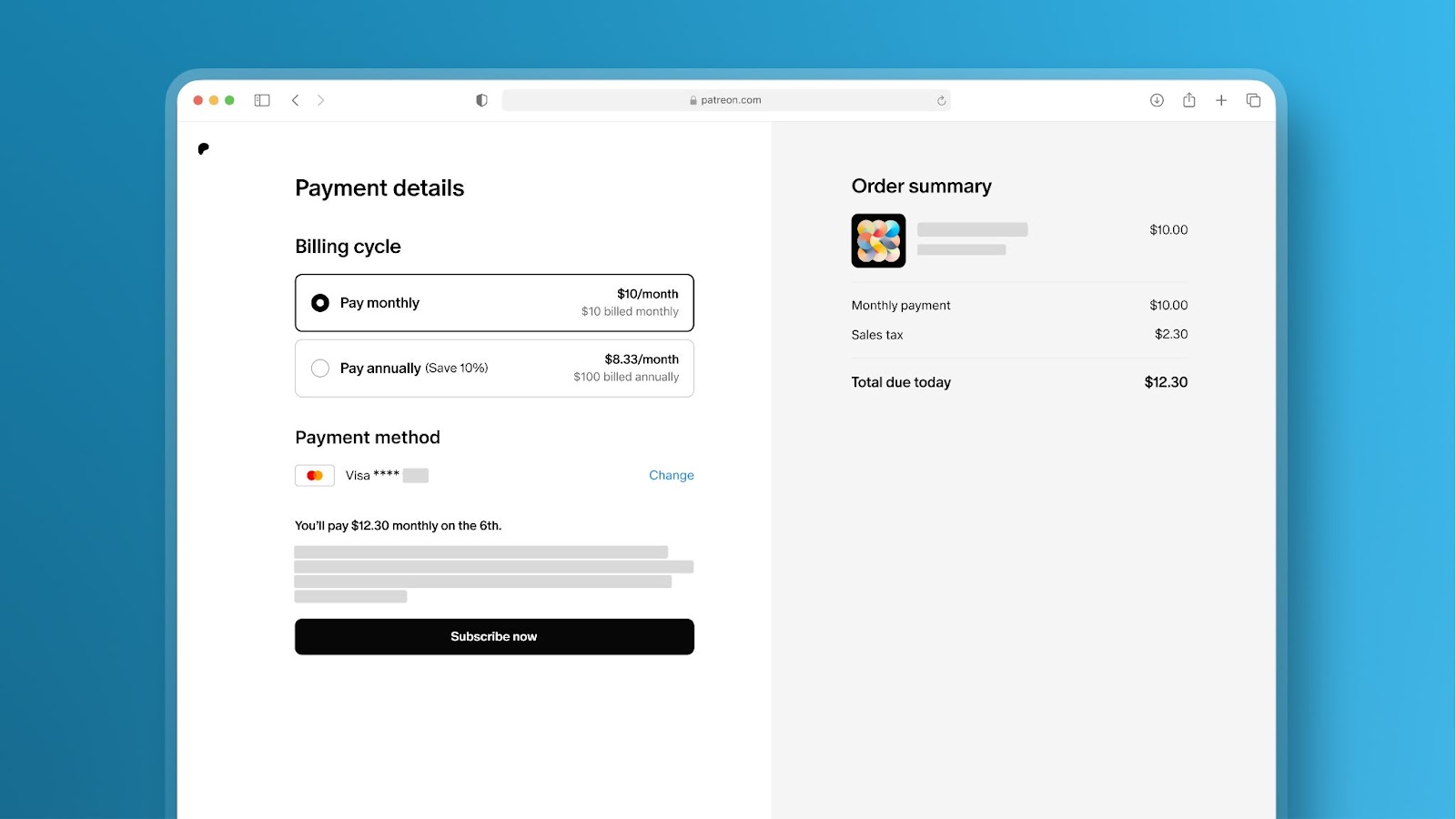 Subscription Billing FAQ – Patreon Help Center
