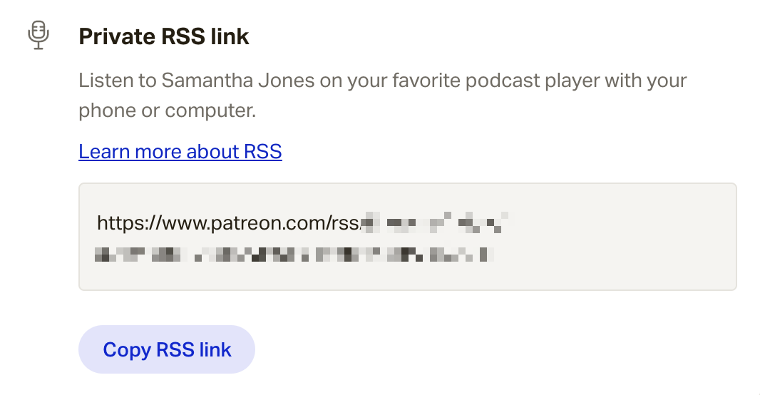 Enable audio RSS feeds for my members – Patreon Help Center