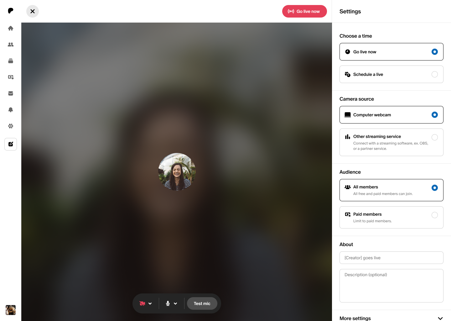 Live Set Up and Overview – Patreon Help Center