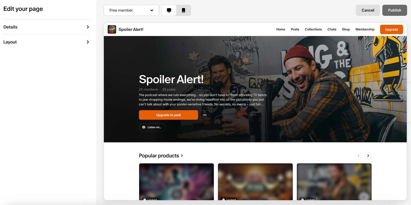 Your updated creator page – Patreon Help Center